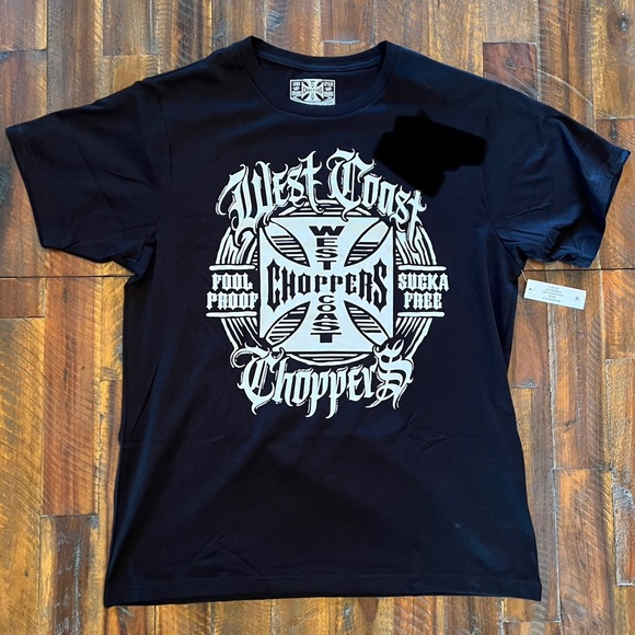 west side choppers | Shirts | West Coast Choppers Black Tshirt Original ...